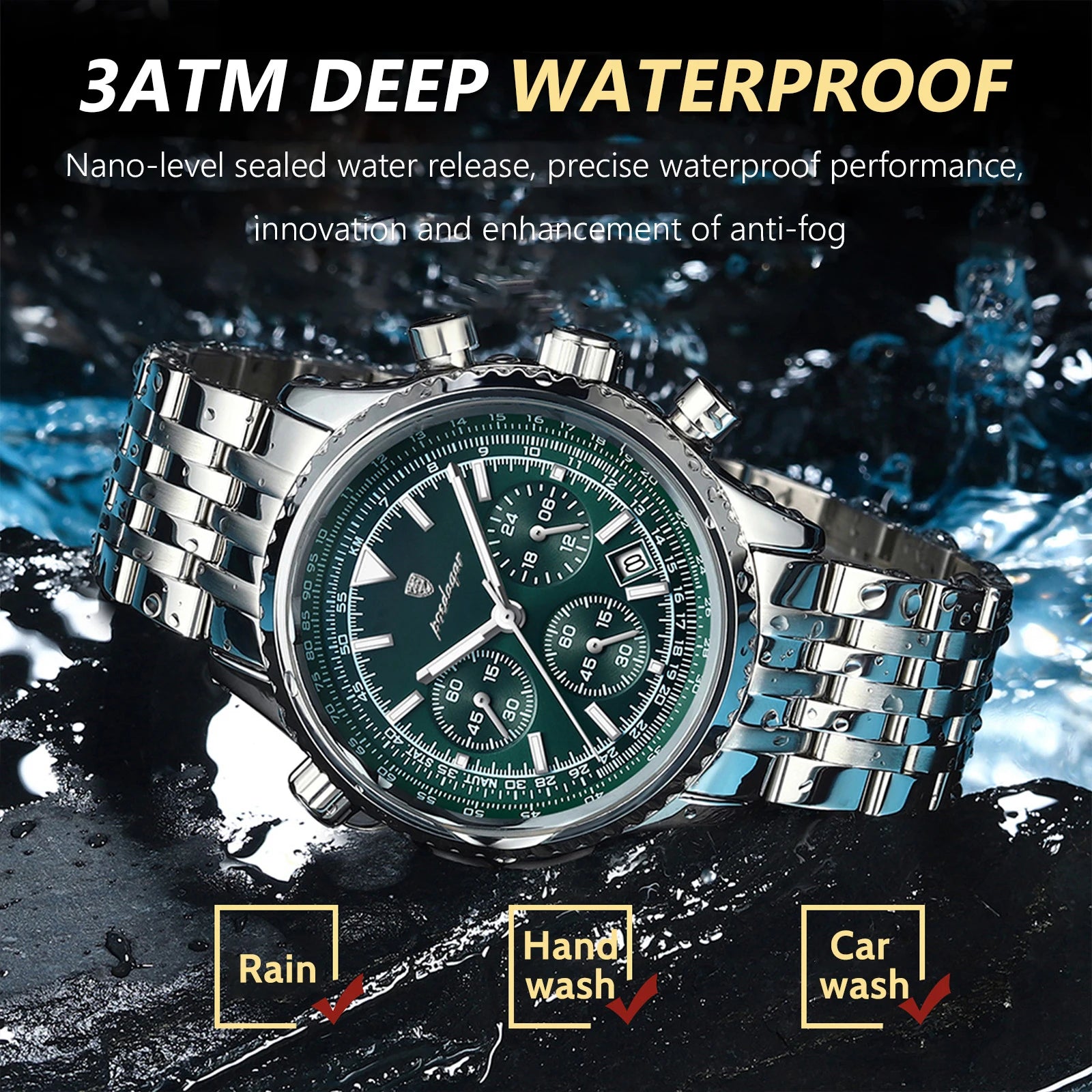 Meridian Steel Chronograph