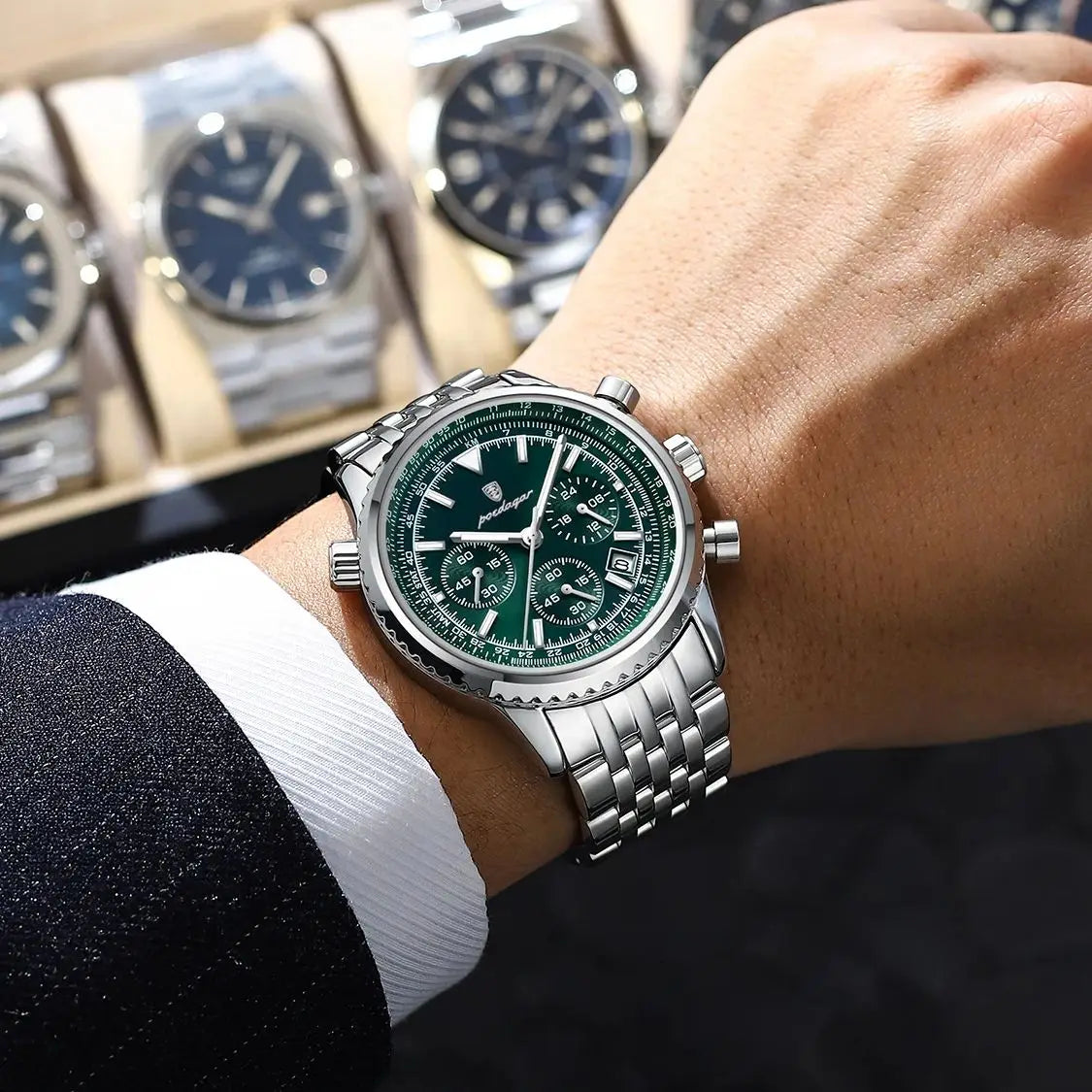 Meridian Steel Chronograph