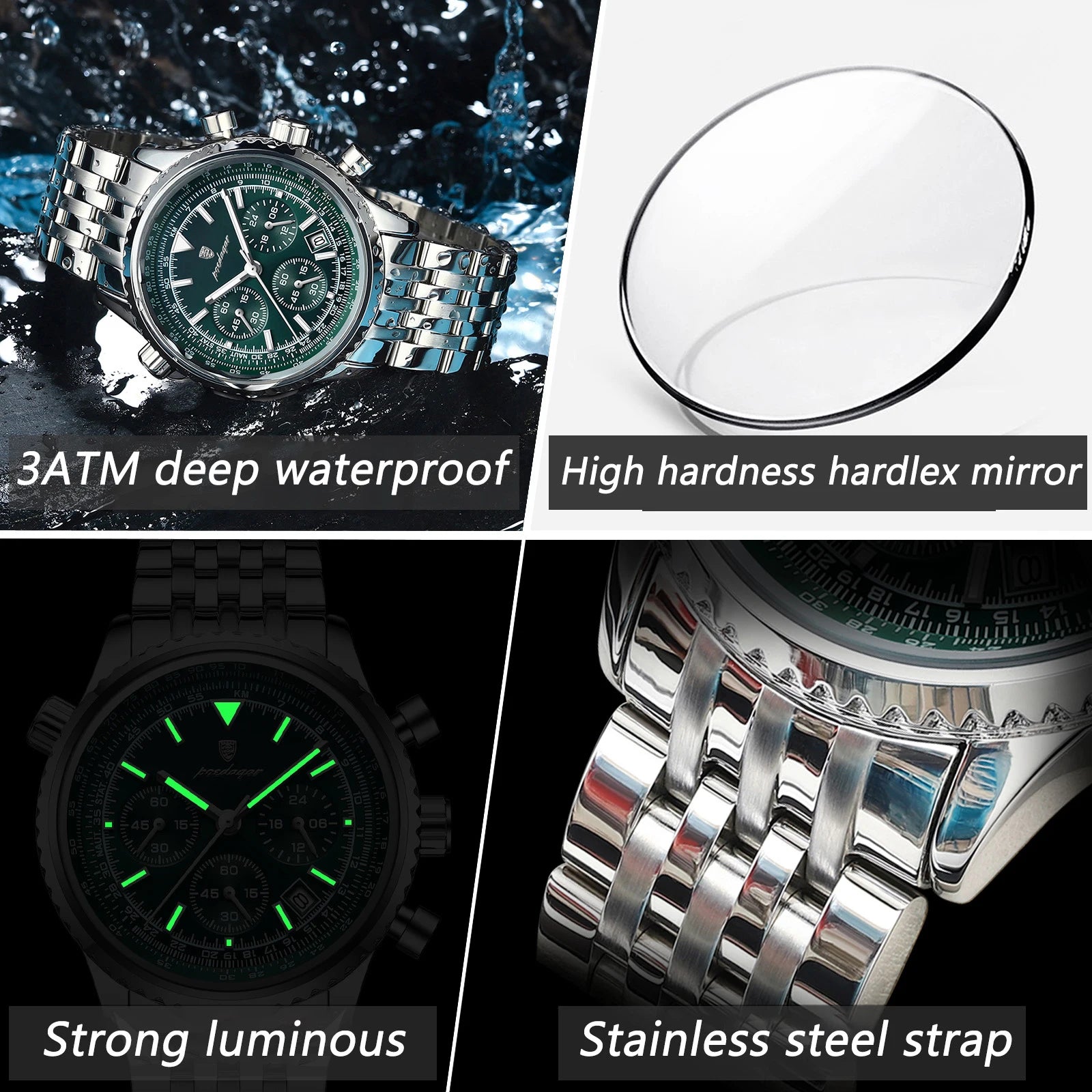 Meridian Steel Chronograph